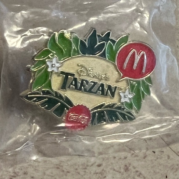 McDonald's | Accessories | Disneys Tarzan Pin Mcdonalds Coke Cola ...